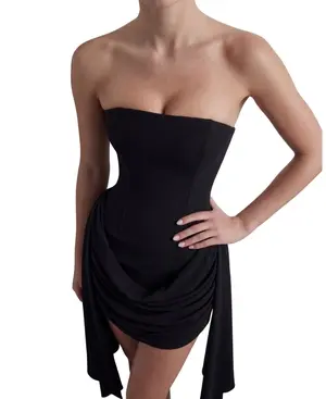 HEIRESS BEVERLY HILLS Corset Drape Mini Dress
