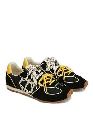 NAKED WOLFE Lightning Sneaker - Black Nylon