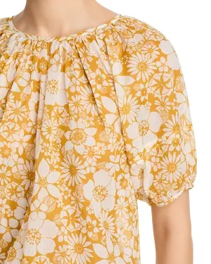 MOTHER The Party In The Back Floral Shirt - Floral Notes