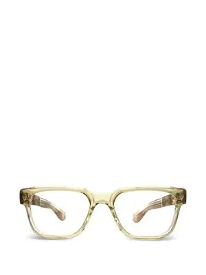 Chrome Hearts Rectangle Frame Eyeglasses - Green