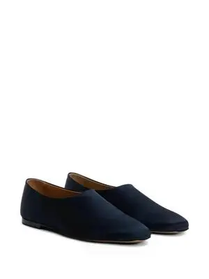 JIL SANDER Round-toe Ballet Flats - Blue