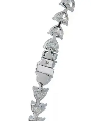 LB EXCLUSIVE 18k White Gold Diamond Heart Necklace