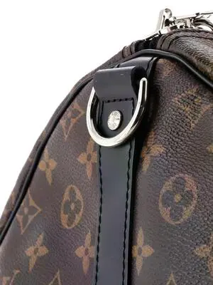 LOUIS VUITTON Keepall Bandouliere 55 Travel Bag - Brown