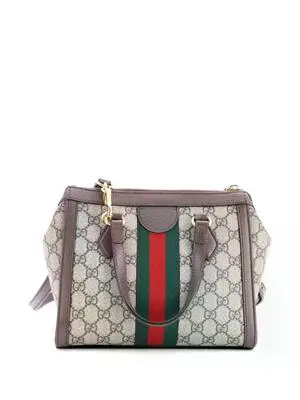 Gucci Ophidia Gg Coated Canvas Small Tote Bag