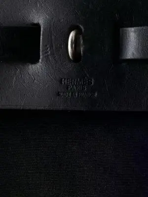 Hermès Herbag A Dos Toile And Leather Gm Backpack