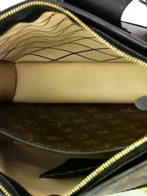 LOUIS VUITTON Reverse Monogram Canvas Clutch Bag
