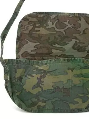 Needles Camouflage Print Cotton Shoulder Bag