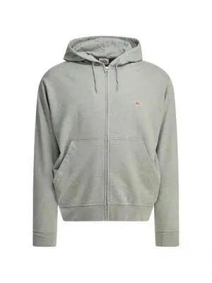DANTON Logo Patch Zip-up Hoodie