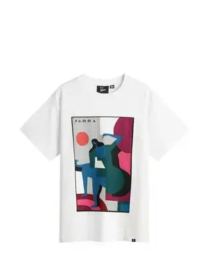PARRA Ball To The Face Graphic-print T-shirt - White