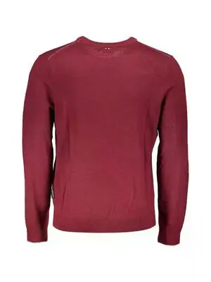 NAPAPIJRI Damavand Logo-patch Crew-neck Sweater - Pink