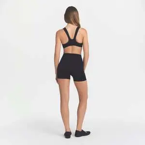 SKIMS Racer Back Bra | Black | | Nike Studio Stretch