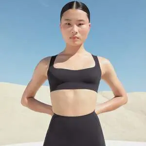 SKIMS Racer Back Bra | Black | | Nike Studio Stretch