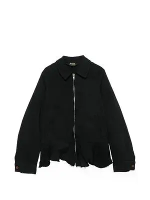 Comme Des Garçons Ruffled Peplum Jacket