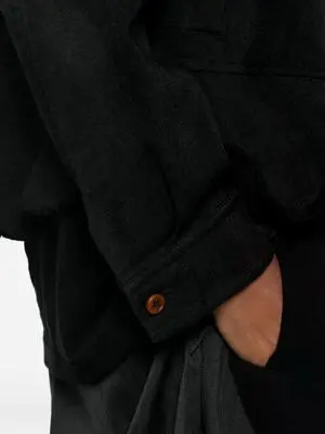 Comme Des Garçons Ruffled Peplum Jacket