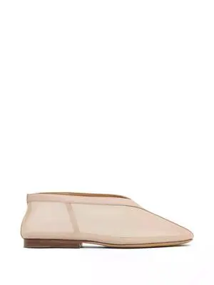 MANSUR GAVRIEL Contorno Square V Ballet Flats - Neutrals
