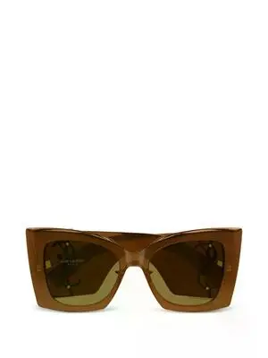 Saint Laurent Sl M119 Blaze Cat-eye Sunglasses - Brown