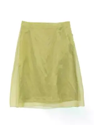 AMI Paris Sheer Layered Midi Skirt