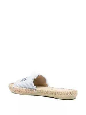MC2 SAINT BARTH Luz Logo Embroidered Sandals