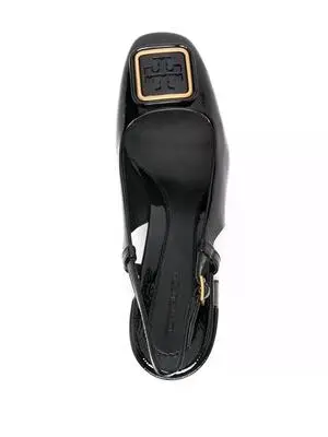 Tory Burch 70mm Logo-plaque Sling-back Pumps
