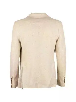 CIRCOLO 1901 Double-breasted Textured Blazer - Neutrals