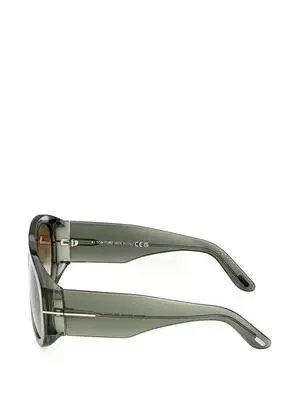 TOM FORD Bronson Pilot-frame Sunglasses