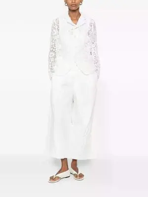 Comme Des Garçons Floral Lace Blazer