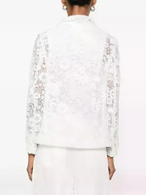 Comme Des Garçons Floral Lace Blazer