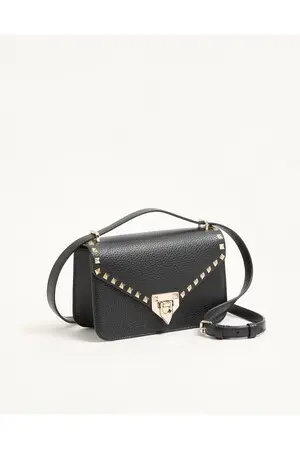 Valentino Garavani Rockstud Small Shoulder Bag - Black