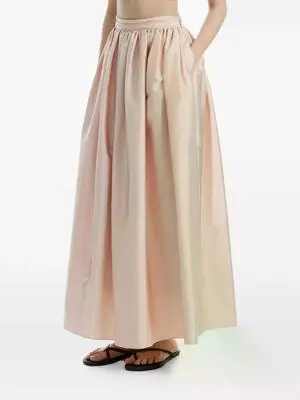 INTO THE EAST Pleated Silk Skirt