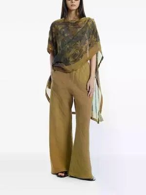 INTO THE EAST Elasticated Waist Wide-leg Trousers