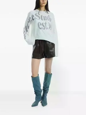ARMA Fyona Leather Shorts
