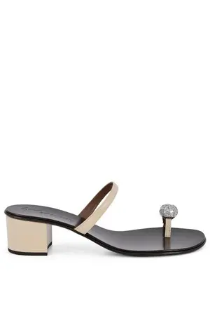 GIUSEPPE ZANOTTI Icon Ring Sandals - Brown
