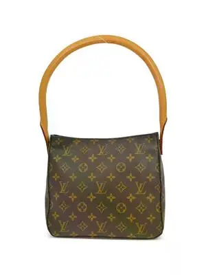 LOUIS VUITTON Monogram Looping Shoulder Bag - Brown