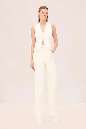 Alexis Pradet Pant - White