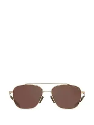 Dita Double-bridge Pilot Sunglasses - Gold