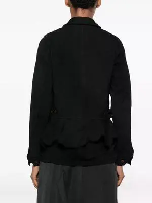 Comme Des Garçons Ruffled Raw-edge Jacket