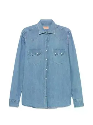BORRIELLO NAPOLI Button-down Denim Shirt
