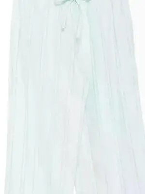 Kiki De Montparnasse Striped Tie-waist Trousers