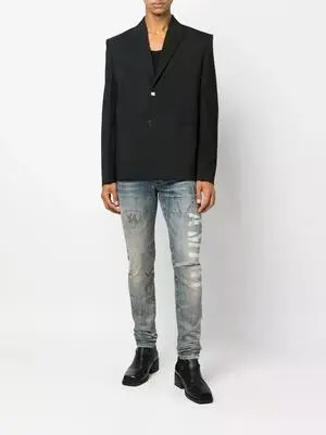 Amiri Slim-fit Illustration Print Jeans