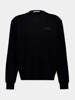Givenchy Logo Fleece Sweatshirt - Black