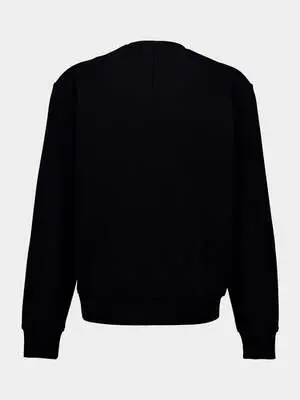 Givenchy Logo Fleece Sweatshirt - Black