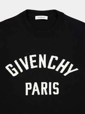 Givenchy Couture Seam Logo Knit Sweater