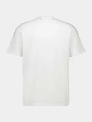Givenchy And Blue Logo Embroidered T-shirt