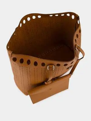 Valentino Garavani Perforated Leather Tote Bag