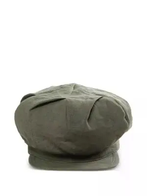 Yohji Yamamoto Pleated Newsboy Hat - Green