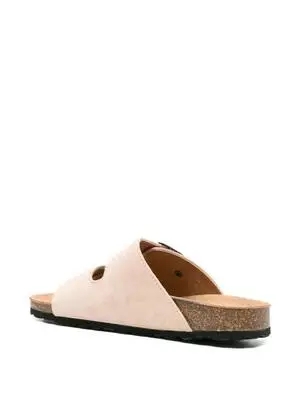 MC2 SAINT BARTH Suede Buckle-fastening Sandals