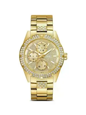 Guess Orion Crystal 48mm Watch - Gold