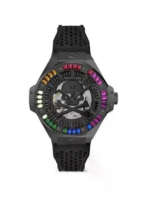 Philipp Plein Skeleton Royal Automatic Watch - Black