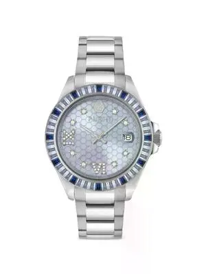 Philipp Plein Ladyempire Crystal Watch - Blue