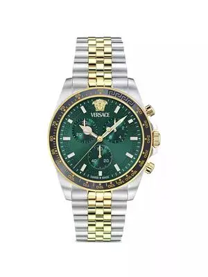 Versace Greca Chrono 43mm Watch - Green